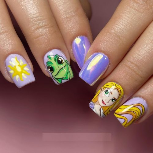 Cute and Trendy Disney Fall Nail Designs 27 Ideas: Simple, Acrylic, and ...