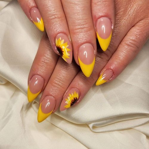Fall Sunflower Nails 25 Ideas: Cute Designs, Trends, and Acrylic Art