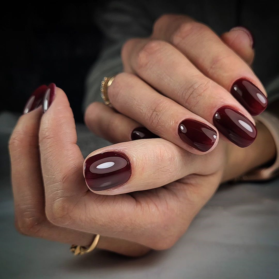 Maroon Fall Nails 26 Ideas - Burgundy Designs, Shapes & Colors