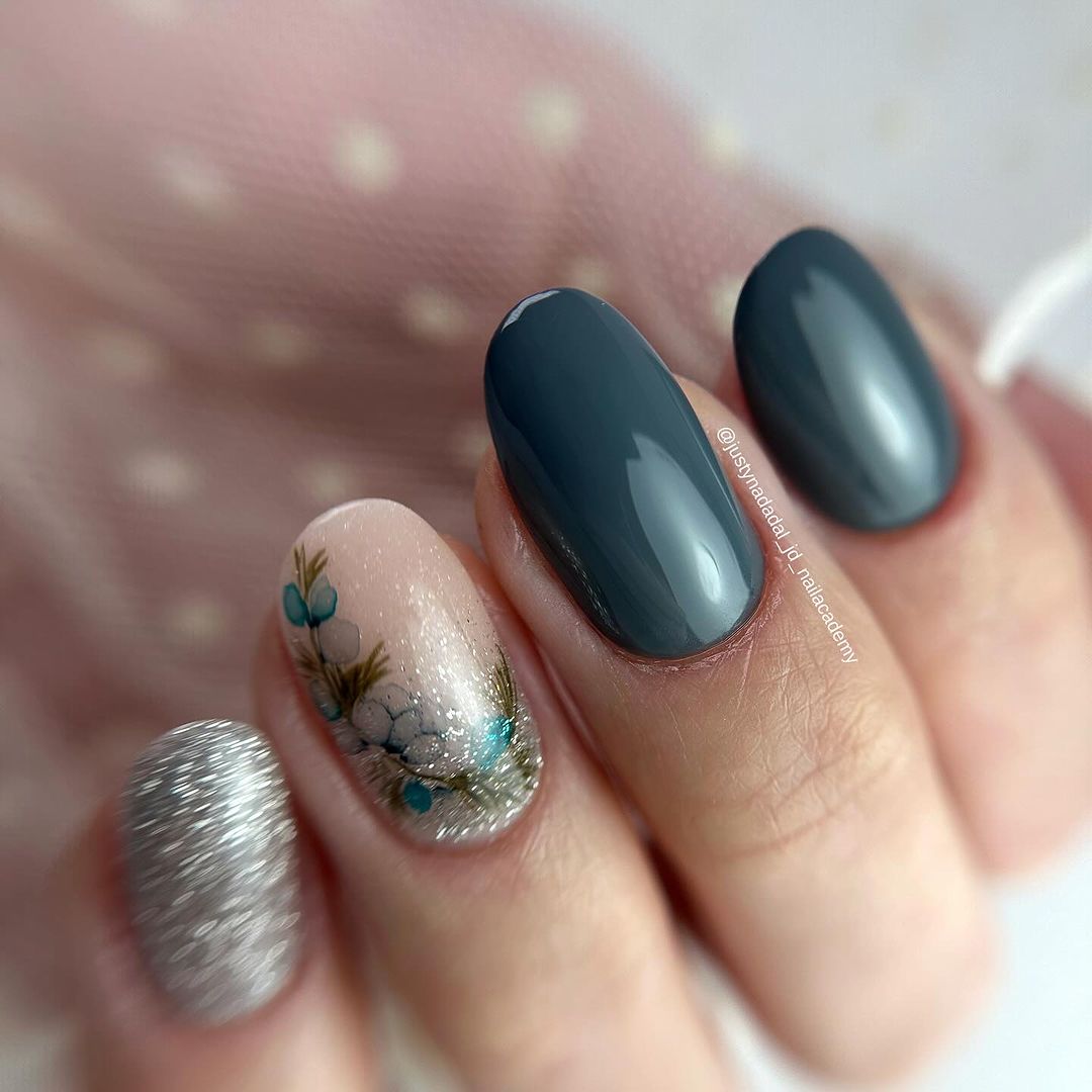 Fall Flower Nail Designs: Simple, Short, Acrylic, and Trendy 27 Ideas