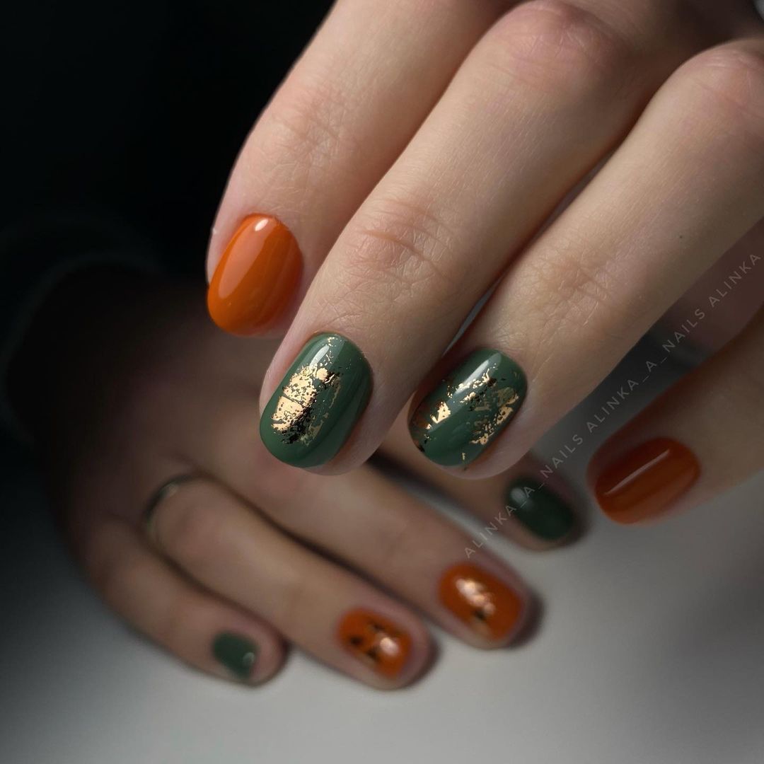 25 Ideas for Short Fall Acrylic Nails: Trends, Price, and Cute Simple ...