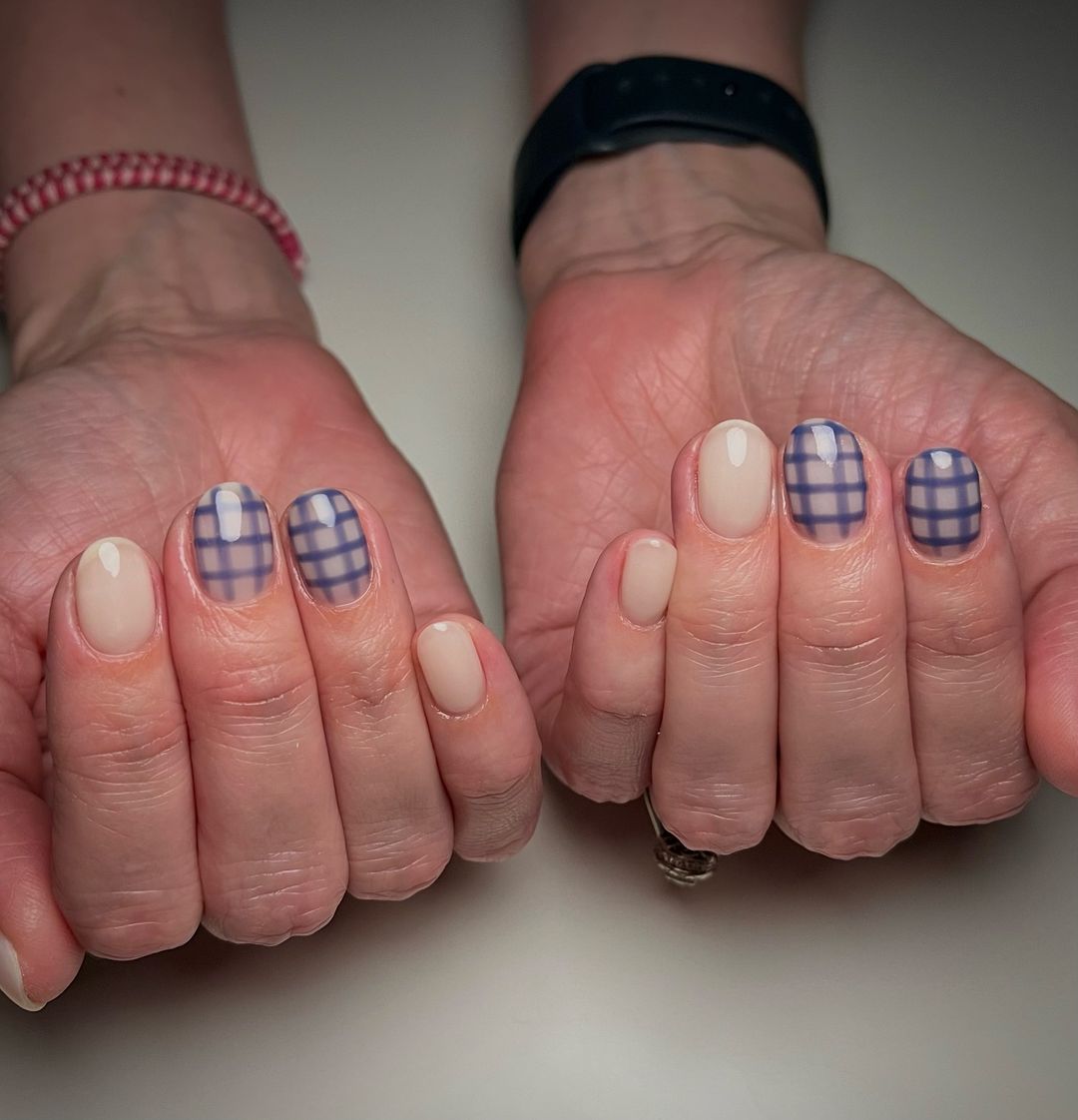 Fall Plaid Nails 2024: 23 Ideas for Cute and Trendy Designs