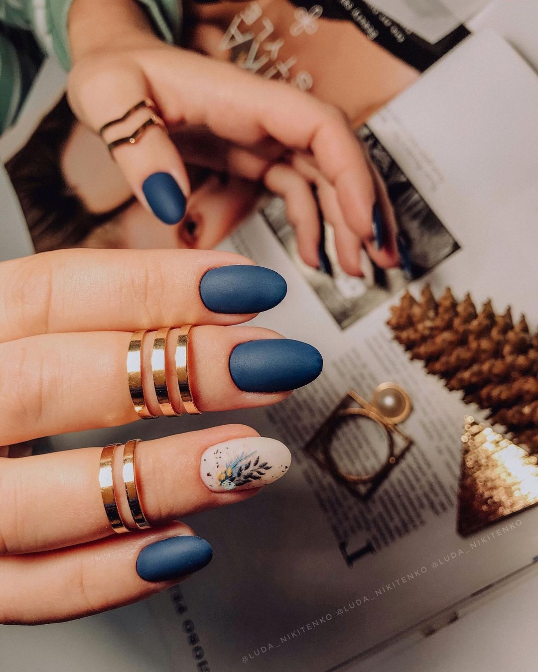 Stunning Navy Blue Fall Nails 25 Ideas: Designs, Trends, and Art for ...