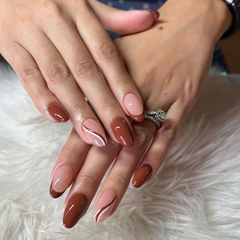 25 Ideas for Short Fall Acrylic Nails: Trends, Price, and Cute Simple ...