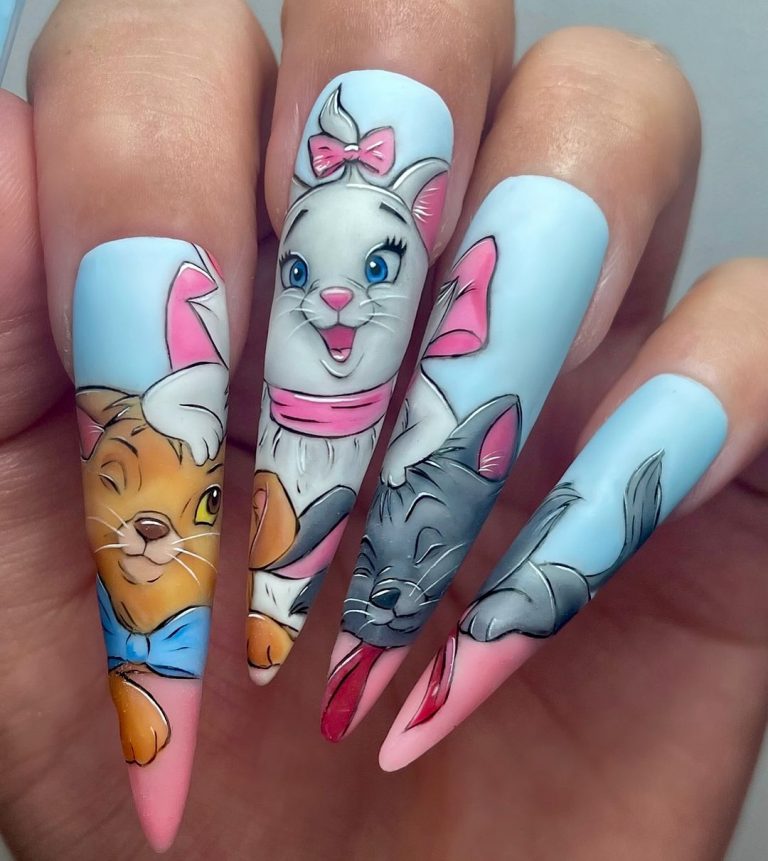Cute and Trendy Disney Fall Nail Designs 27 Ideas: Simple, Acrylic, and ...