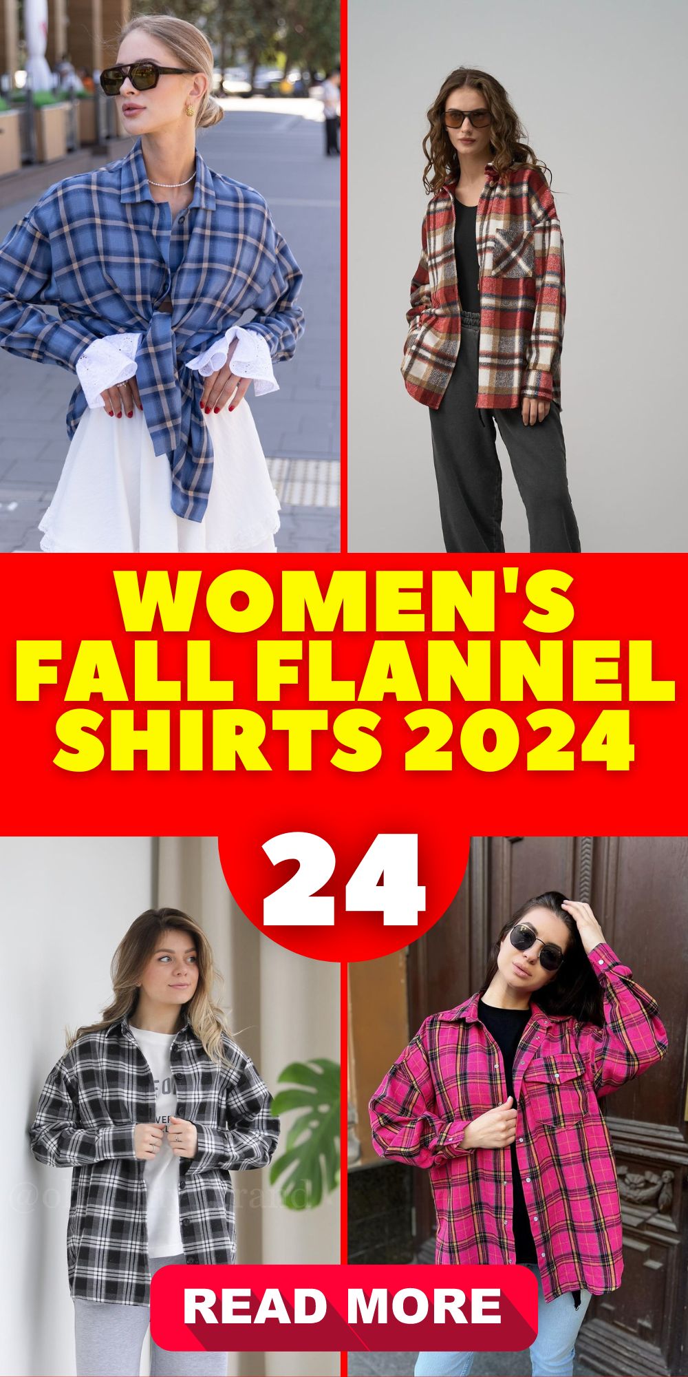 24 Ideas for Women's Fall Flannel Shirts 2024: Stylish Outfits for ...