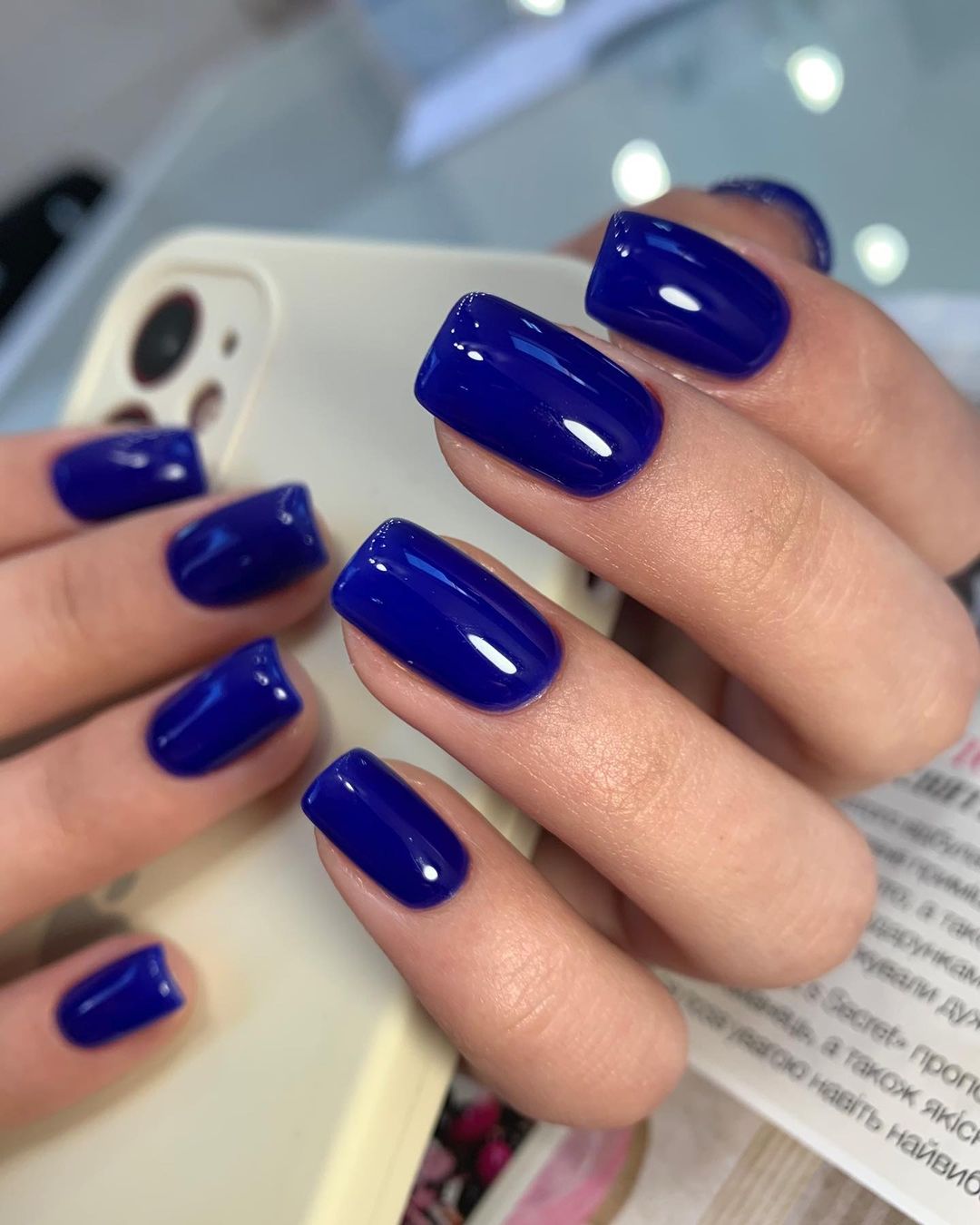 Inspiring Fall Blue Nails 2024: Designs, Colors, and Art 27 Ideas