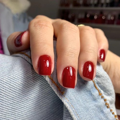 21 Stunning Cherry Red Nail Ideas: Designs, Shapes, Bling, Glitter, and ...