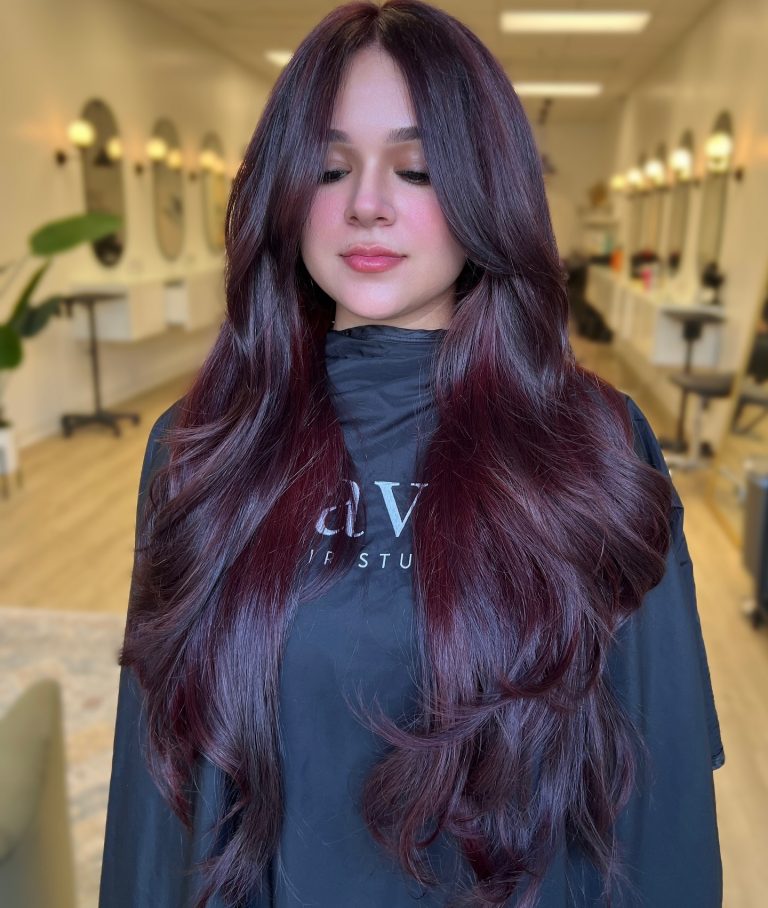25 Cherry Cola Hair Color Ideas for 2025: Bold Brunettes, Dark Brown ...