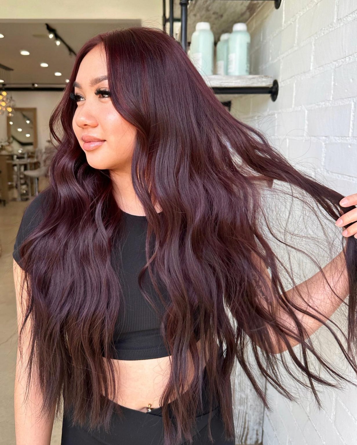25 Cherry Cola Hair Color Ideas for 2025: Bold Brunettes, Dark Brown ...