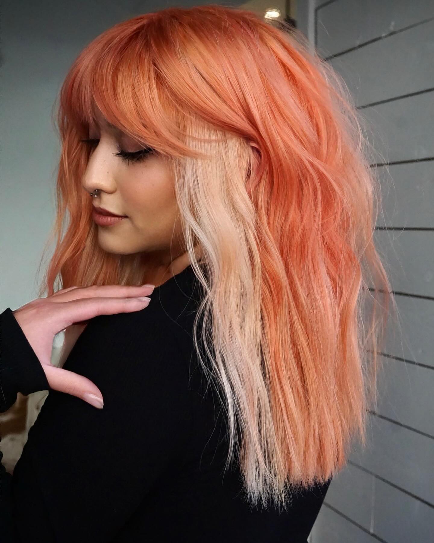 Peach Hair Color 2025: 23 Trendy Ideas for Women, Pastel, Rose Gold ...
