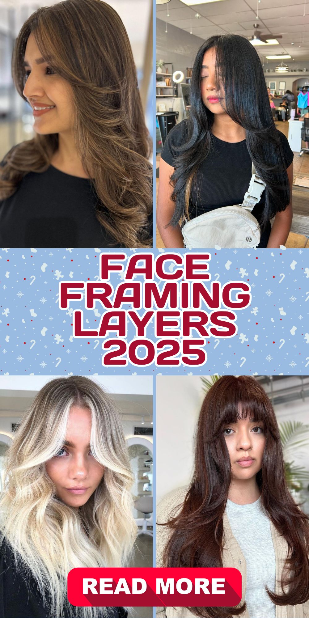 Face Framing Layers 2025: 21 Ideas for Bangs, Side Parts, and Medium to ...