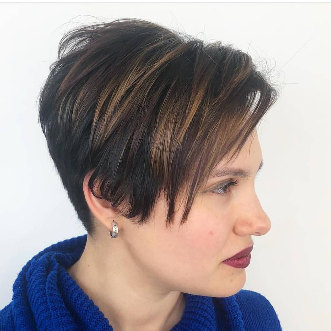 23 Cute Ideas for Hair Color Highlights for Short Hair, Pixie Cuts, and ...