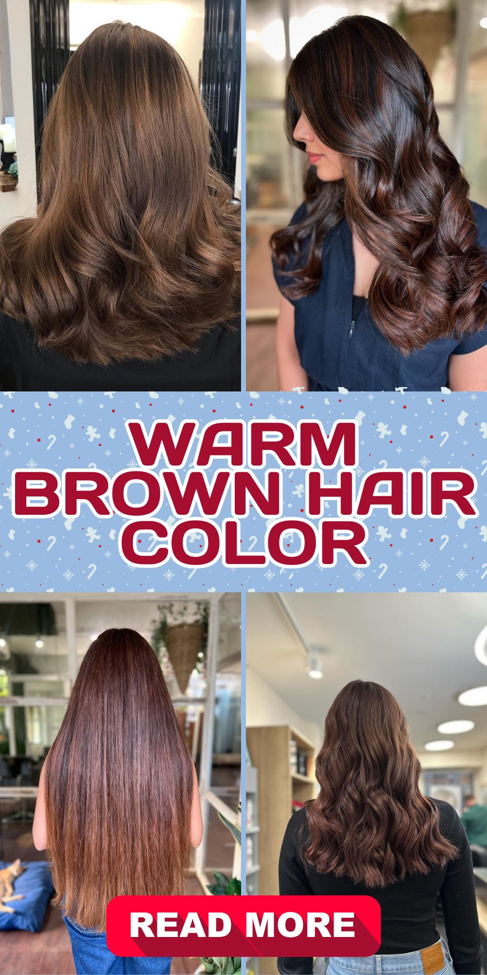 20 Warm Brown Hair Color Ideas: Medium, Light, Dark, Balayage & Highlights