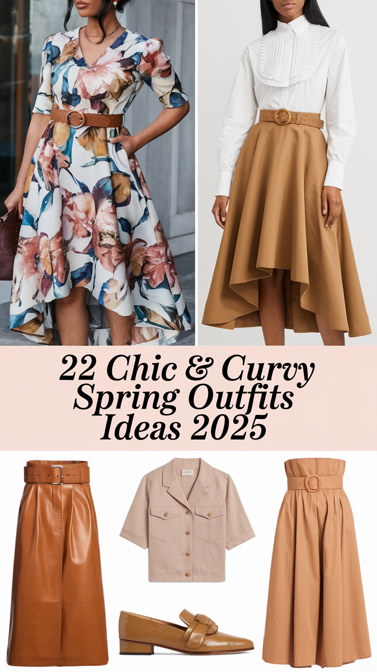 Chic & Curvy Spring Outfits Ideas 2025 – 22 Classy & Casual Looks for ...