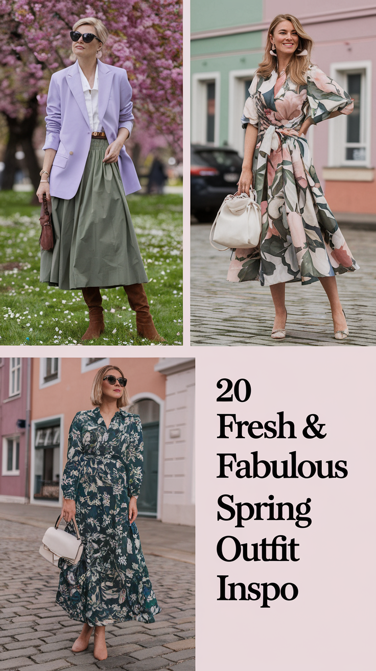 Fresh & Fabulous Spring Outfit Inspo 2025: 20 Classy & Casual Ideas