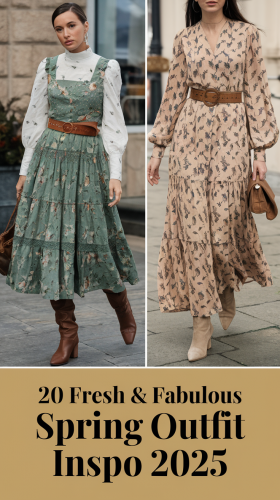 Fresh & Fabulous Spring Outfit Inspo 2025: 20 Classy & Casual Ideas