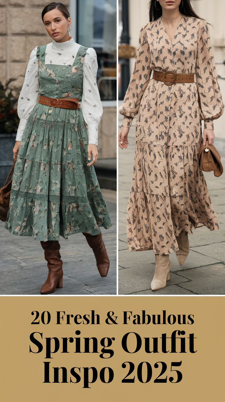 Fresh & Fabulous Spring Outfit Inspo 2025: 20 Classy & Casual Ideas