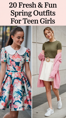 Fresh & Fun Spring Outfits for Teen Girls 2025 - 20 Trendy Ideas for ...