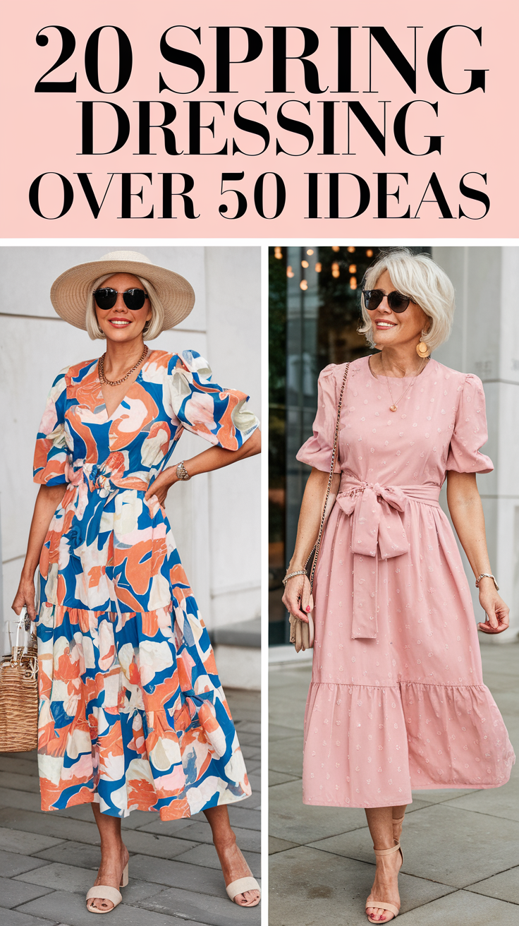 Spring Dressing Over 50 Ideas 2025 – 20 Stunning Outfits for Women