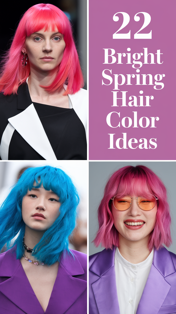 Bright Spring Hair Color Ideas 2025 – 22 Best Balayage, Blonde, Red ...