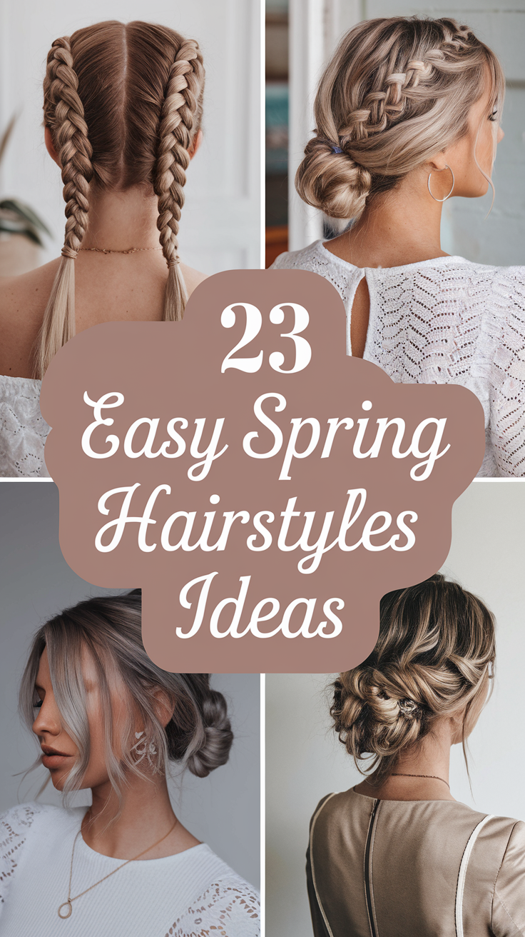 23 Easy Spring Hairstyles Ideas 2025 for All Hair Lengths – Quick ...