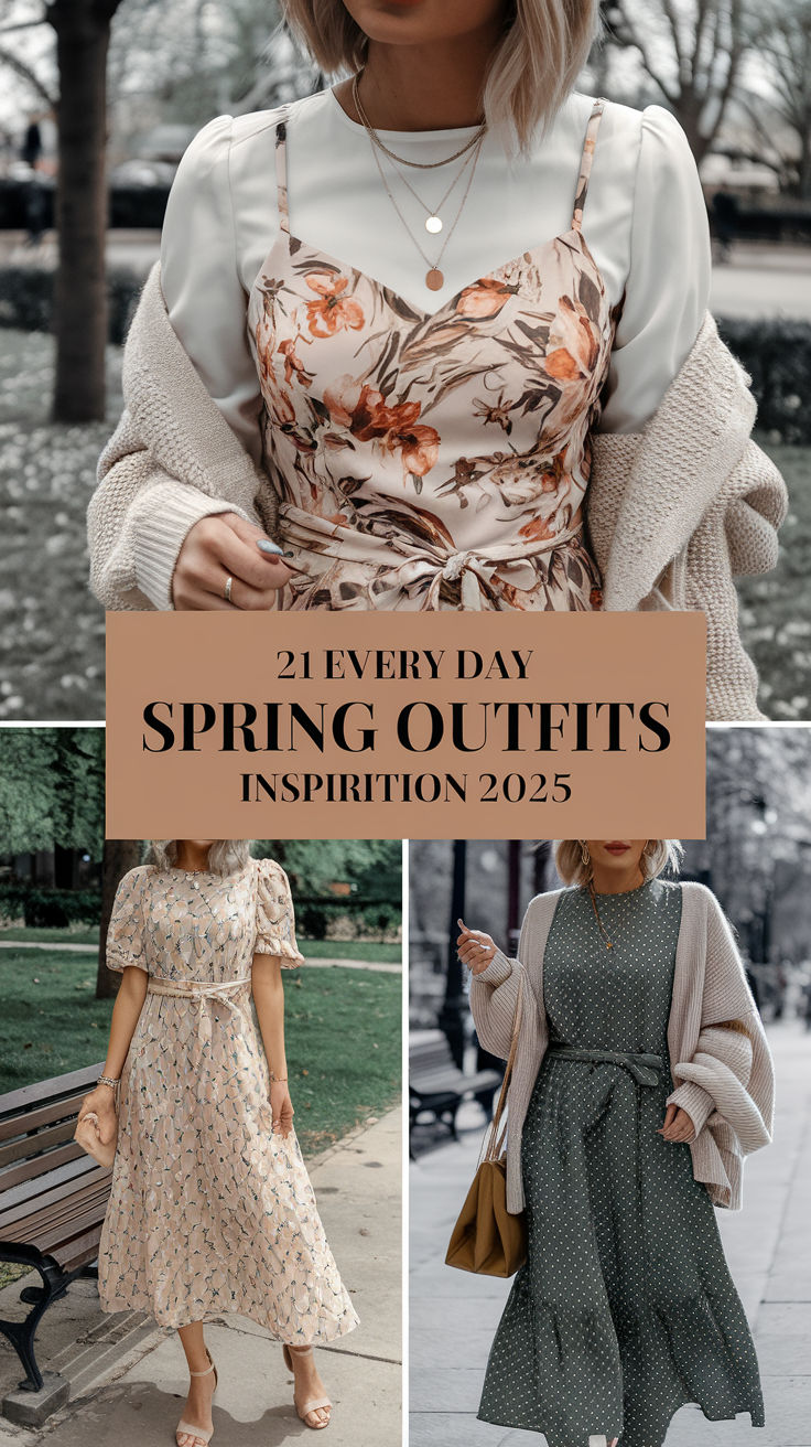 21 Everyday Spring Outfits Inspiration 2025 - Casual, Trendy, and ...
