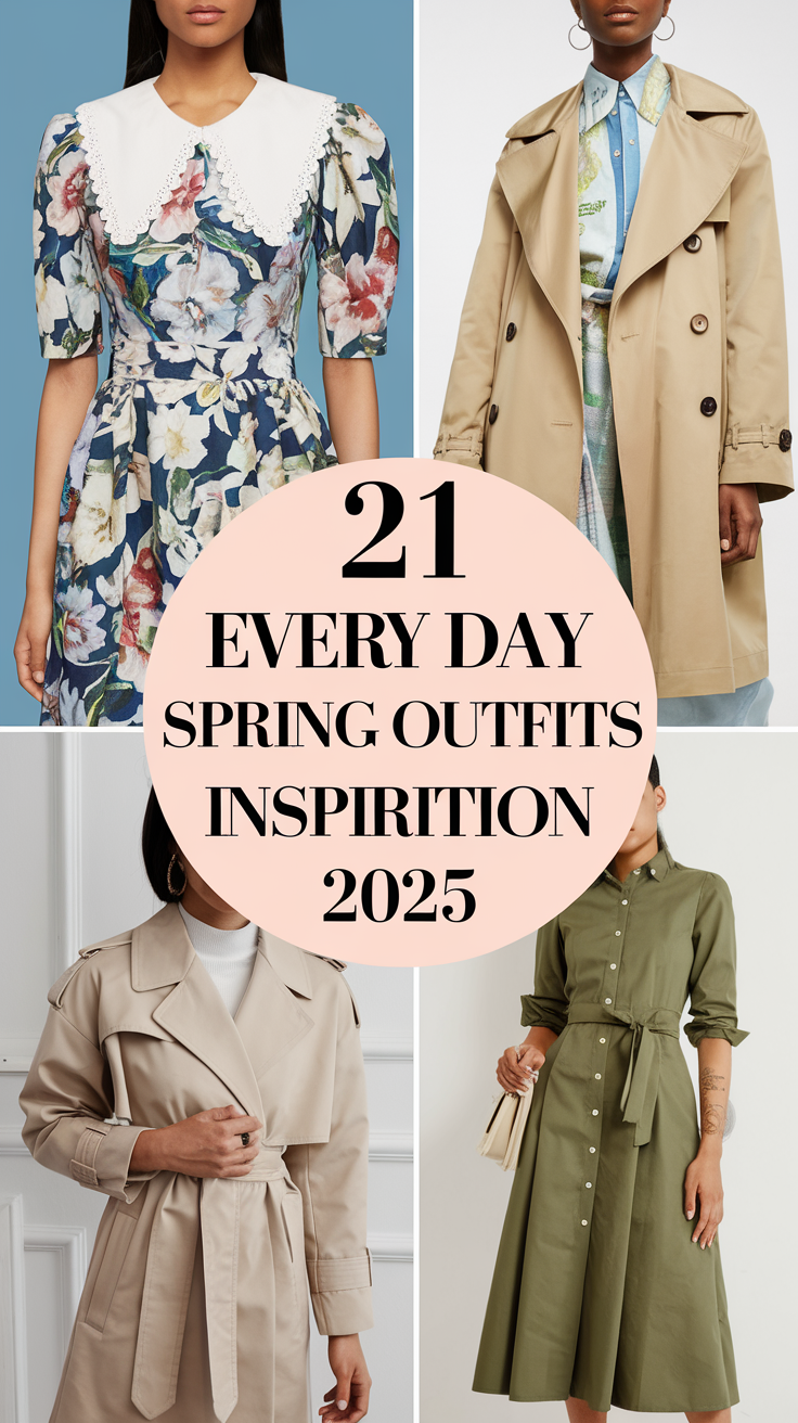 21 Everyday Spring Outfits Inspiration 2025 - Casual, Trendy, and ...