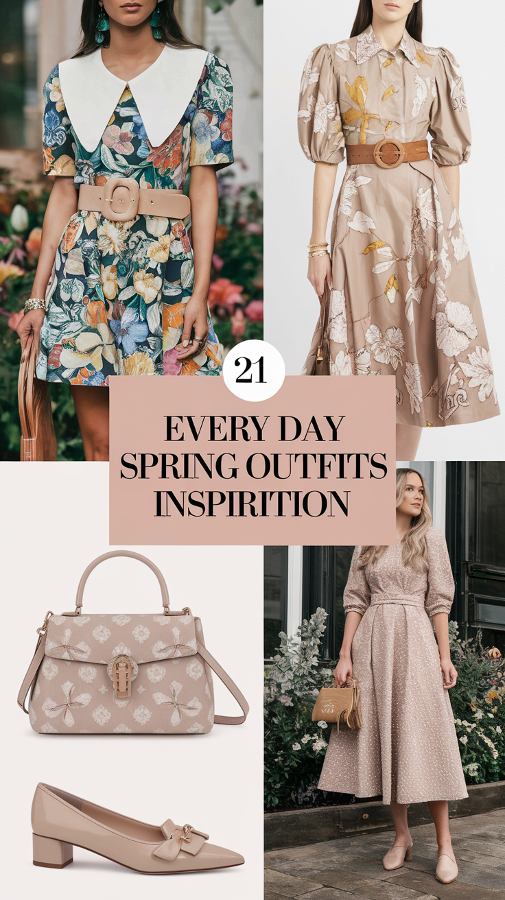 21 Everyday Spring Outfits Inspiration 2025 - Casual, Trendy, and ...
