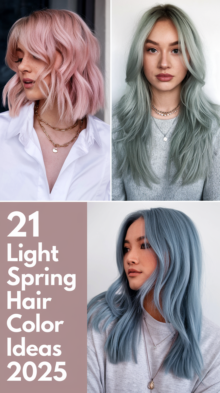 Light Spring Hair Color Ideas 2025: 21 Best Haircolor Inspiration for ...