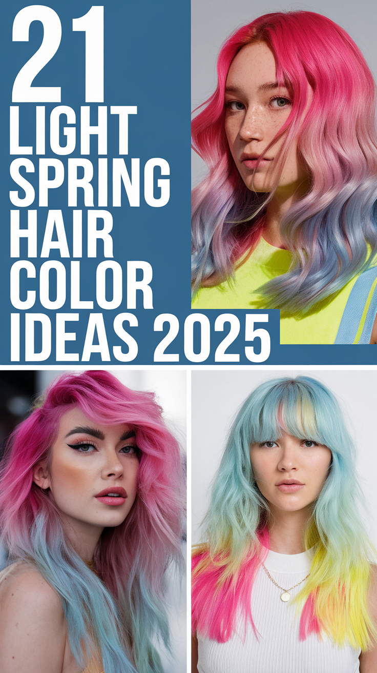 Light Spring Hair Color Ideas 2025: 21 Best Haircolor Inspiration for ...