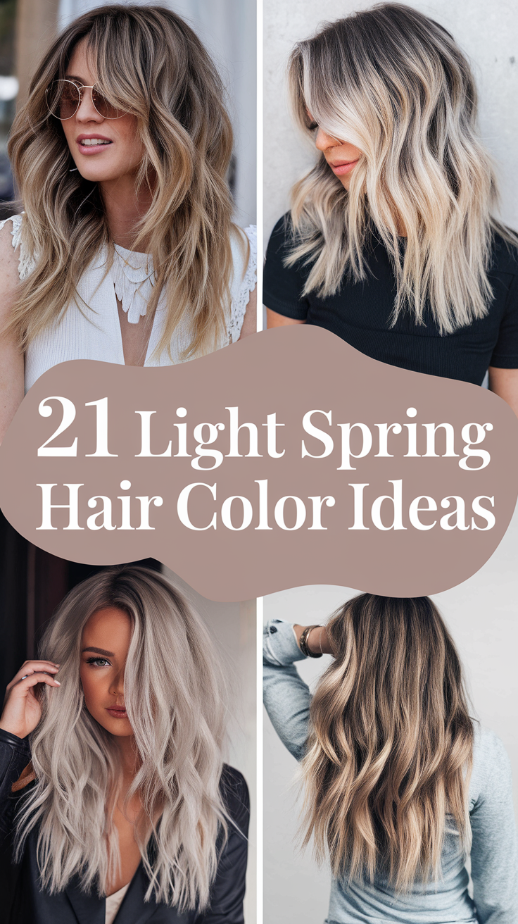 Light Spring Hair Color Ideas 2025: 21 Best Haircolor Inspiration for ...