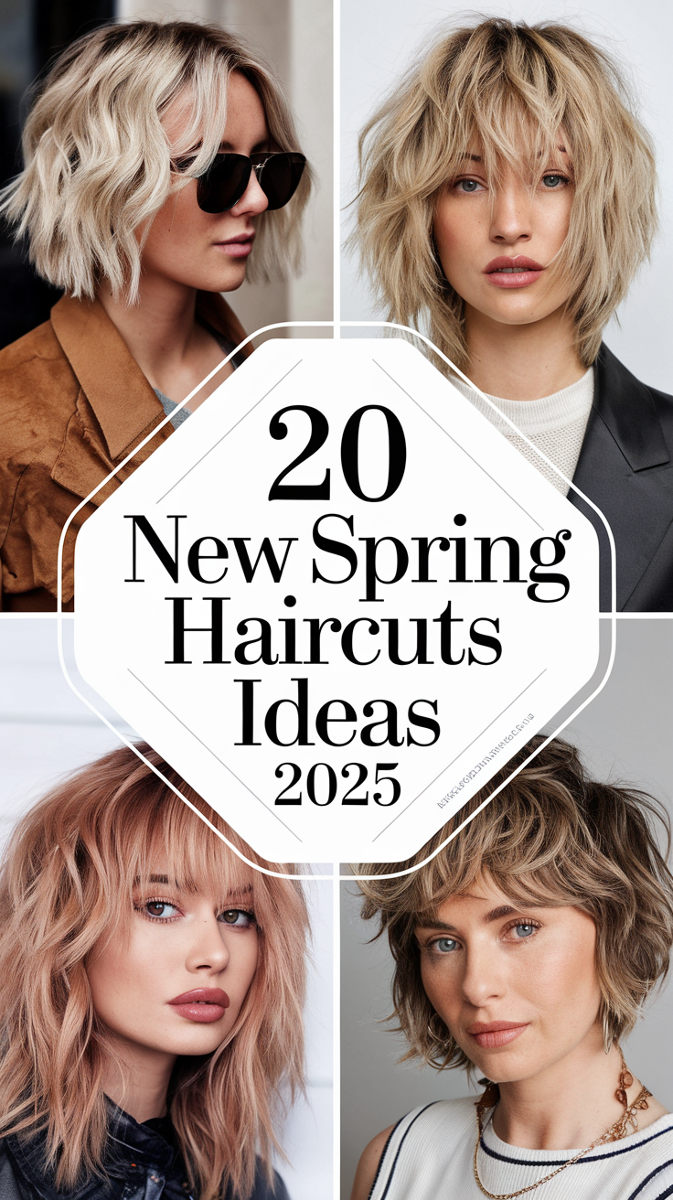 NEW Spring Haircuts Ideas 2025: Fresh Trends for Short, Medium, and ...