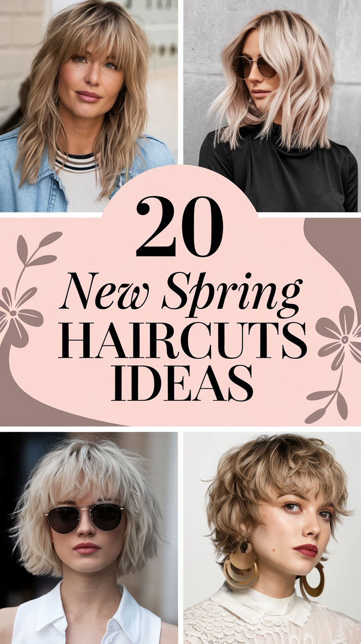 NEW Spring Haircuts Ideas 2025: Fresh Trends for Short, Medium, and ...