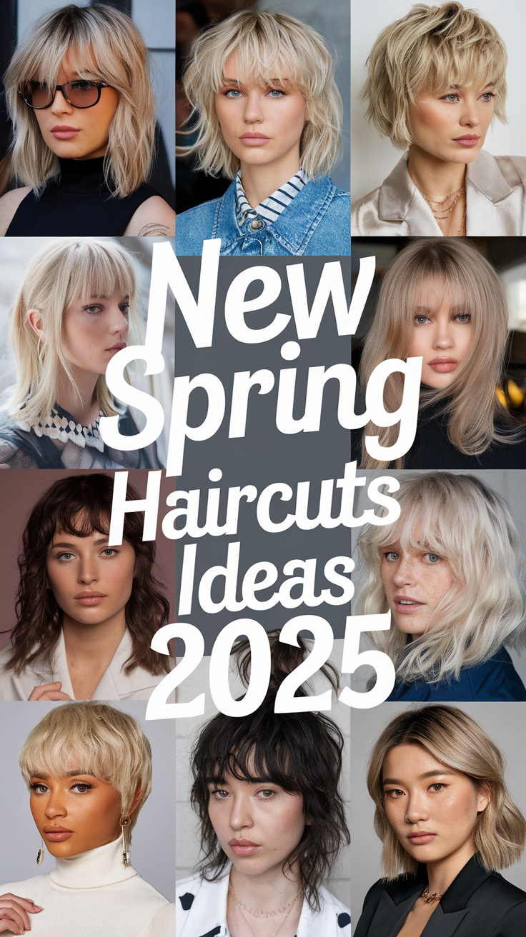 NEW Spring Haircuts Ideas 2025: Fresh Trends for Short, Medium, and ...