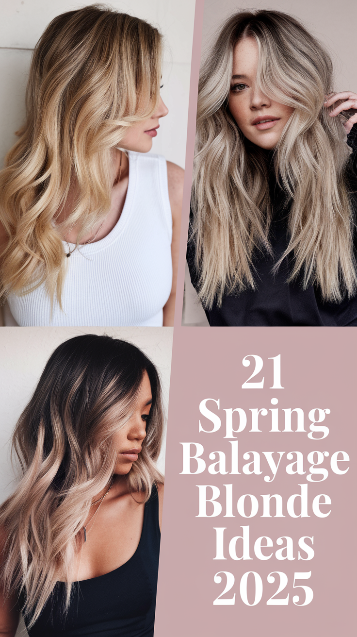 21 Stunning Spring Balayage Blonde Ideas 2025 – Warm, Short, and Trendy ...