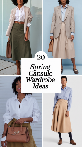 Spring Capsule Wardrobe Ideas 2025: 20 Minimalist & Chic Outfits for ...