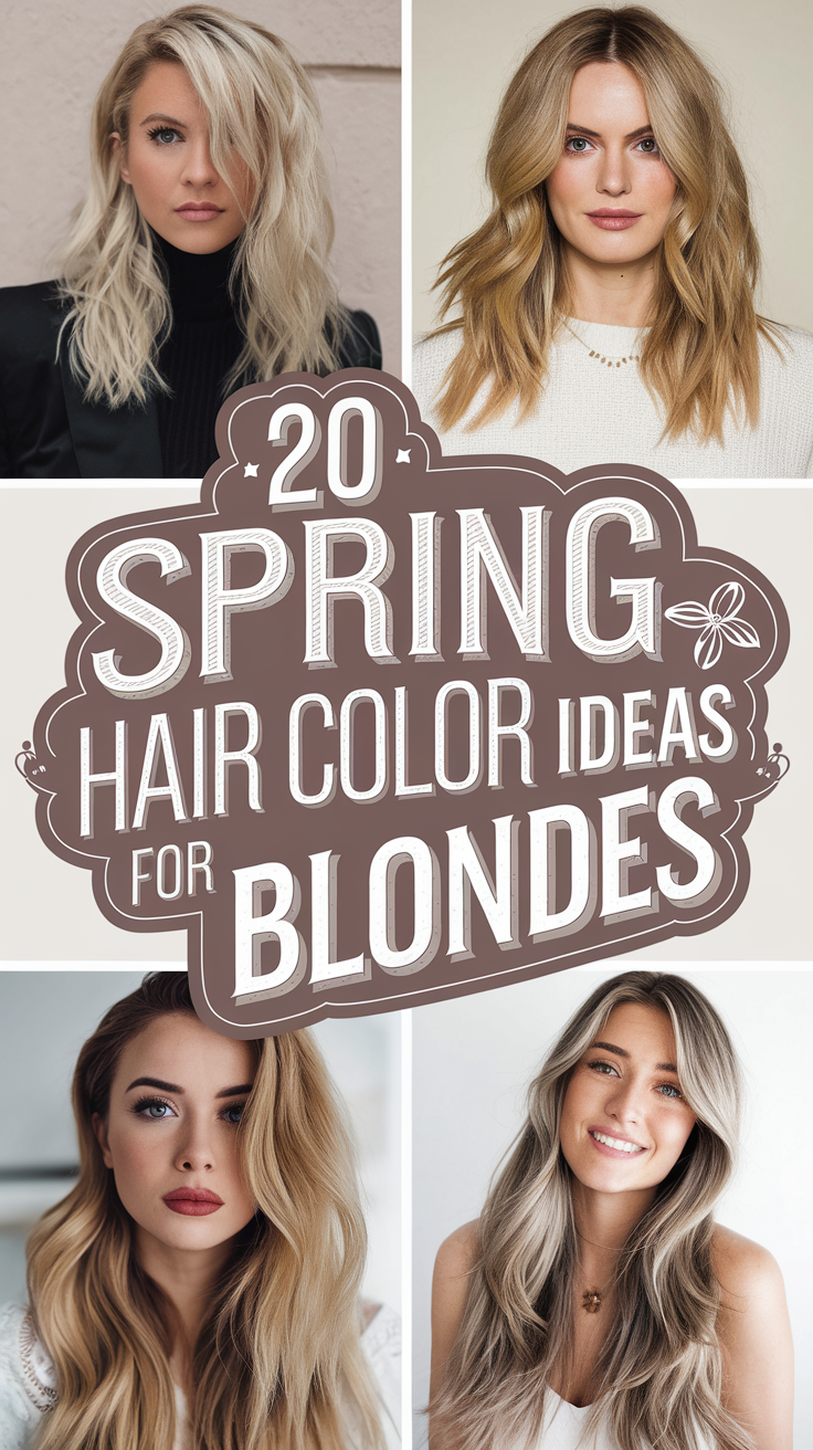 Spring Hair Color Ideas for Blondes 2025 – 20 Gorgeous Blonde Hair Ideas