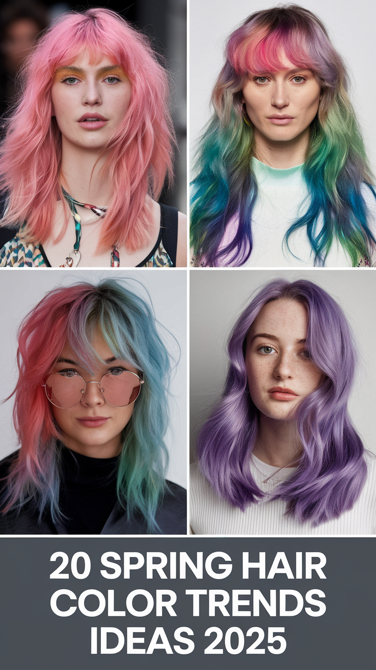 Spring Hair Color Trends Ideas 2025 - 20 Stunning Hair Color Ideas for ...