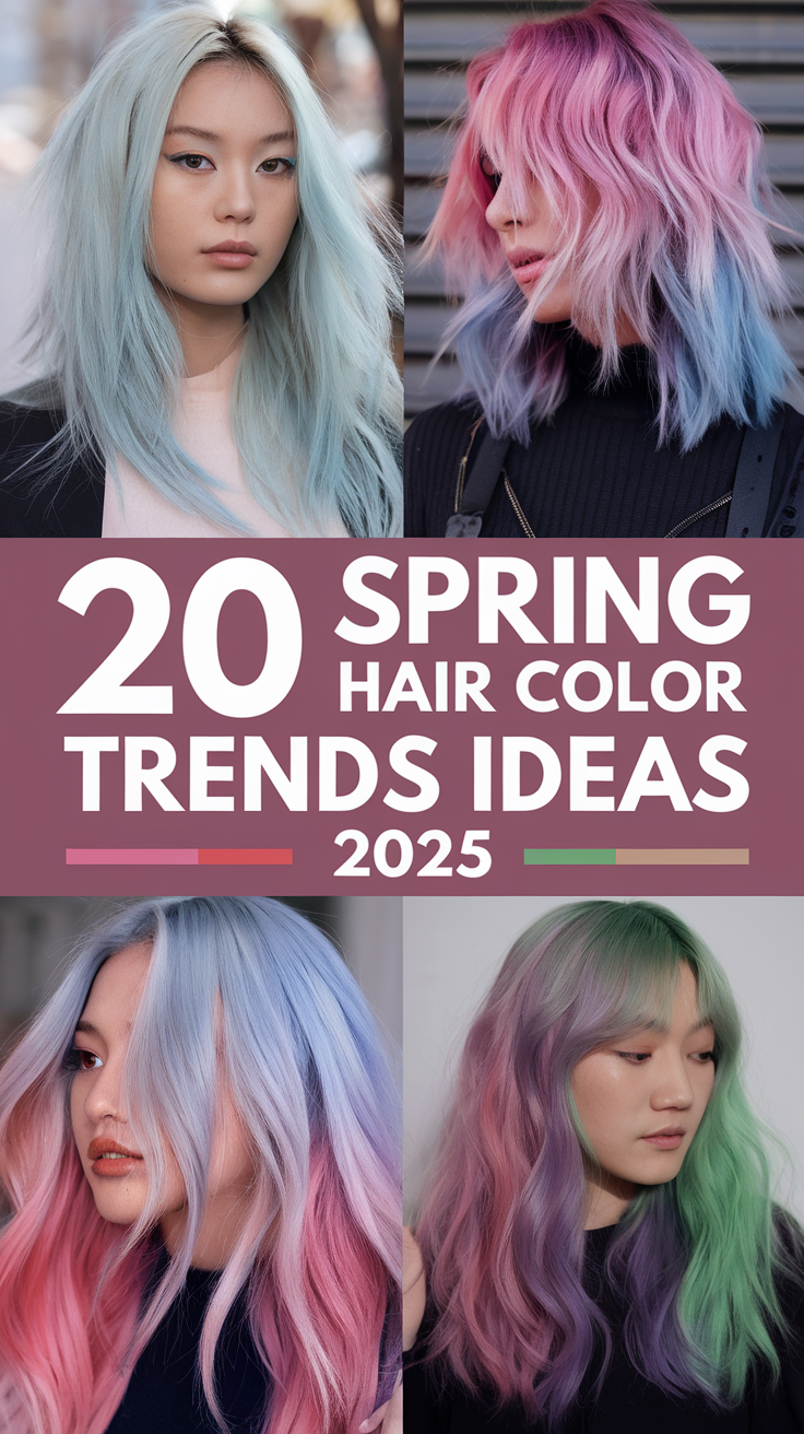 Spring Hair Color Trends Ideas 2025 - 20 Stunning Hair Color Ideas for ...
