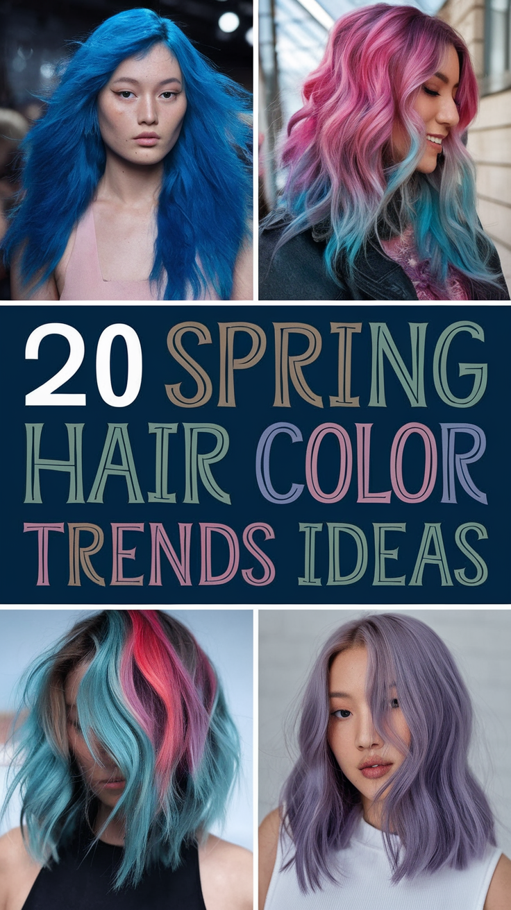 Spring Hair Color Trends Ideas 2025 - 20 Stunning Hair Color Ideas for ...