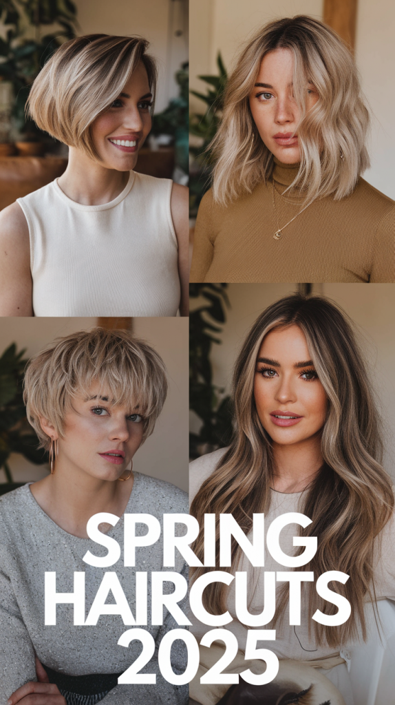 21 Fresh Spring Haircuts 2025 - Cute Medium, Short, and Long Hair Trends
