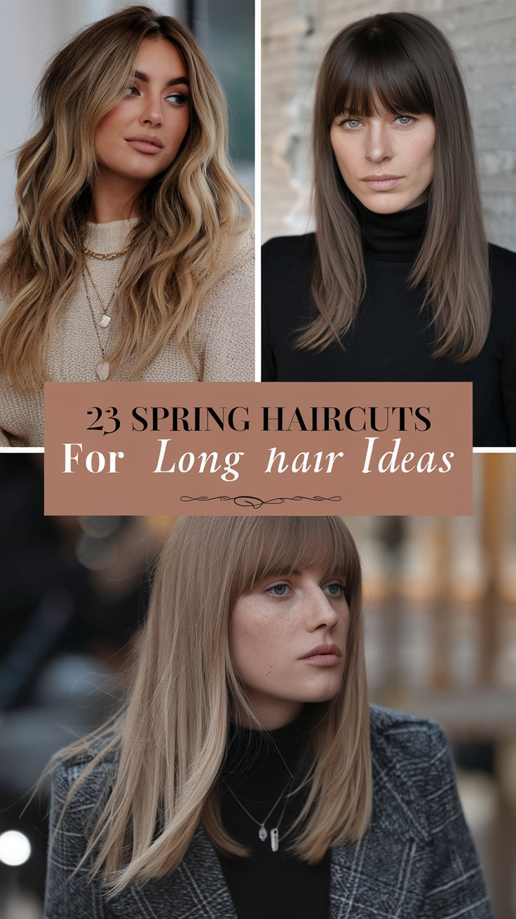 23 Spring Haircuts for Long Hair Ideas 2025 – Trendy Styles with Bangs ...