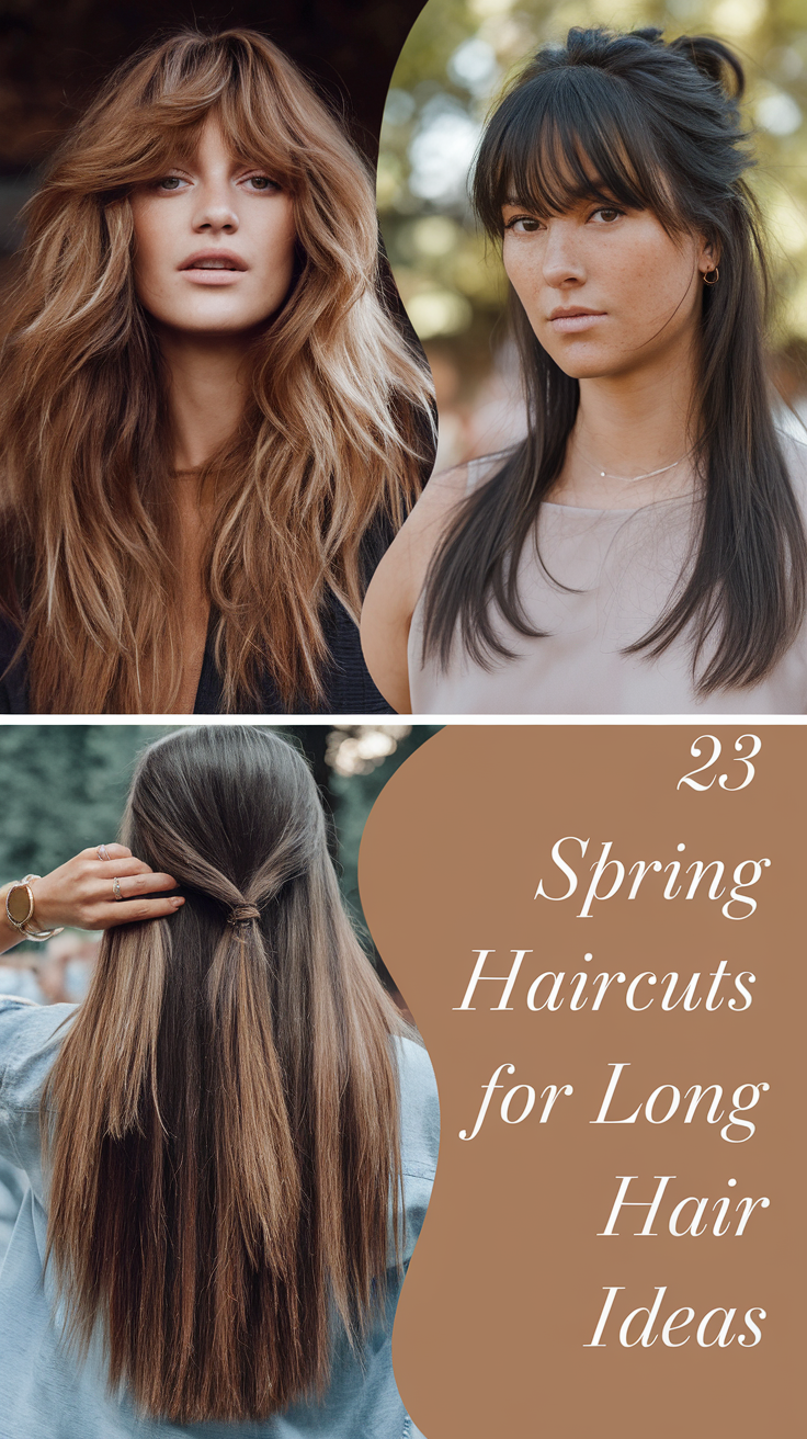 23 Spring Haircuts for Long Hair Ideas 2025 – Trendy Styles with Bangs ...