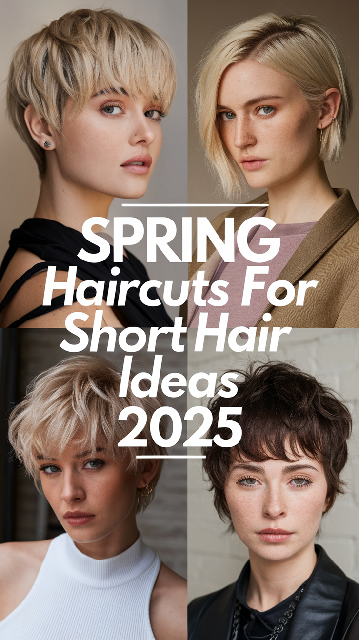 Spring Haircuts for Short Hair Ideas 2025 – 20 Cute & Easy Styles for Women
