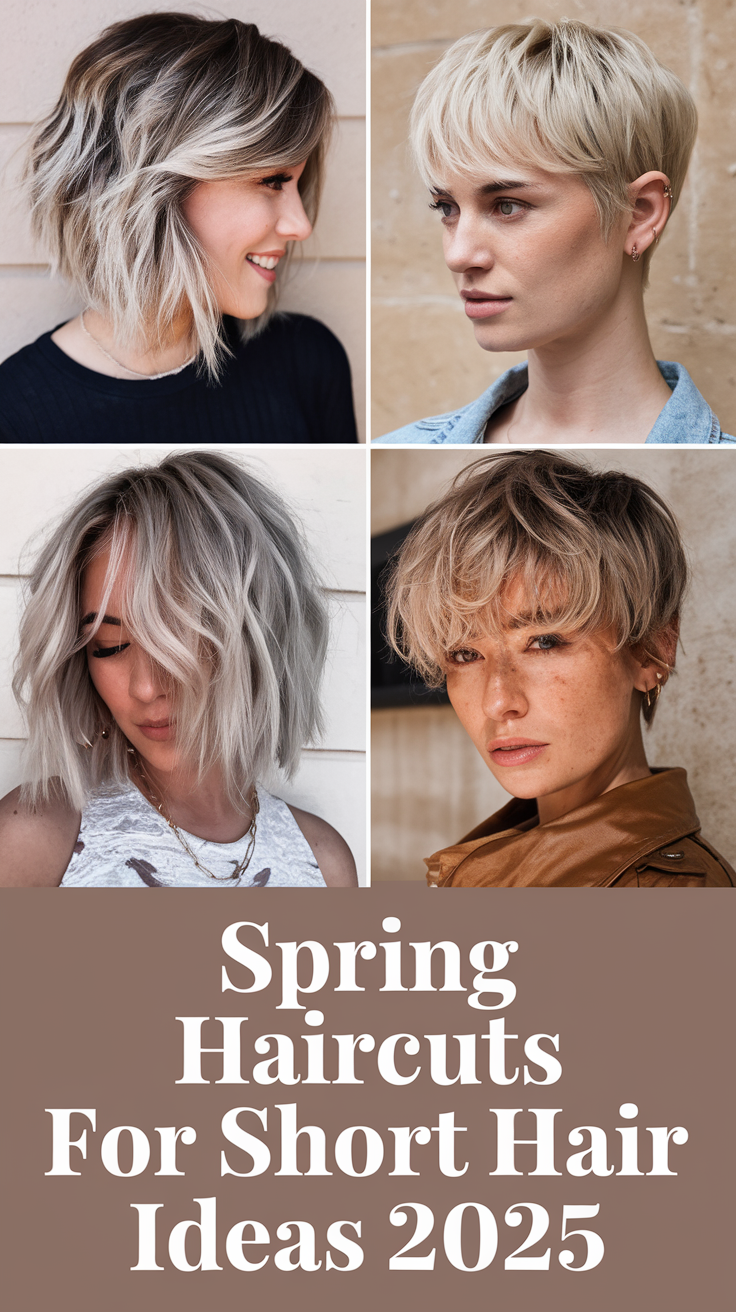 Spring Haircuts for Short Hair Ideas 2025 – 20 Cute & Easy Styles for Women