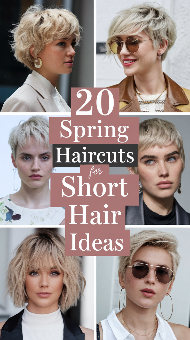 Spring Haircuts for Short Hair Ideas 2025 – 20 Cute & Easy Styles for Women