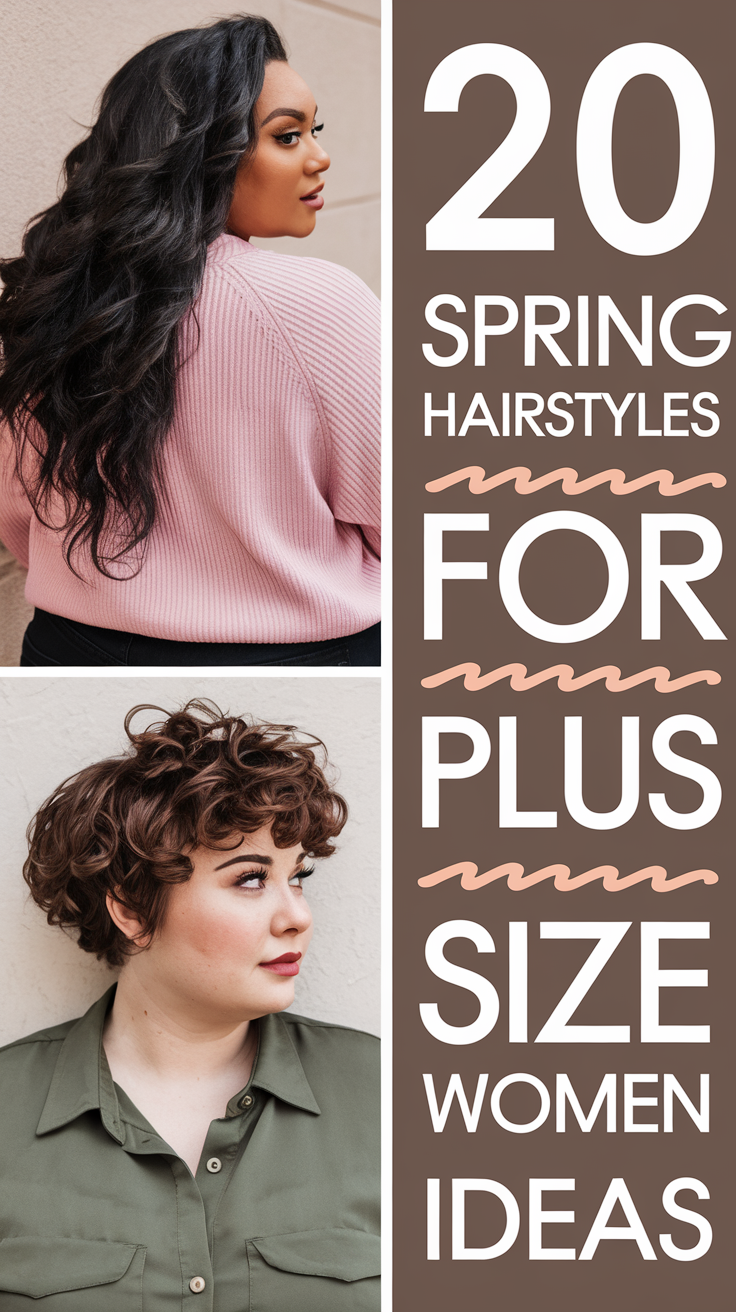 20 Spring Hairstyles for Plus Size Women Ideas 2025 - Bob, Pixie, and ...