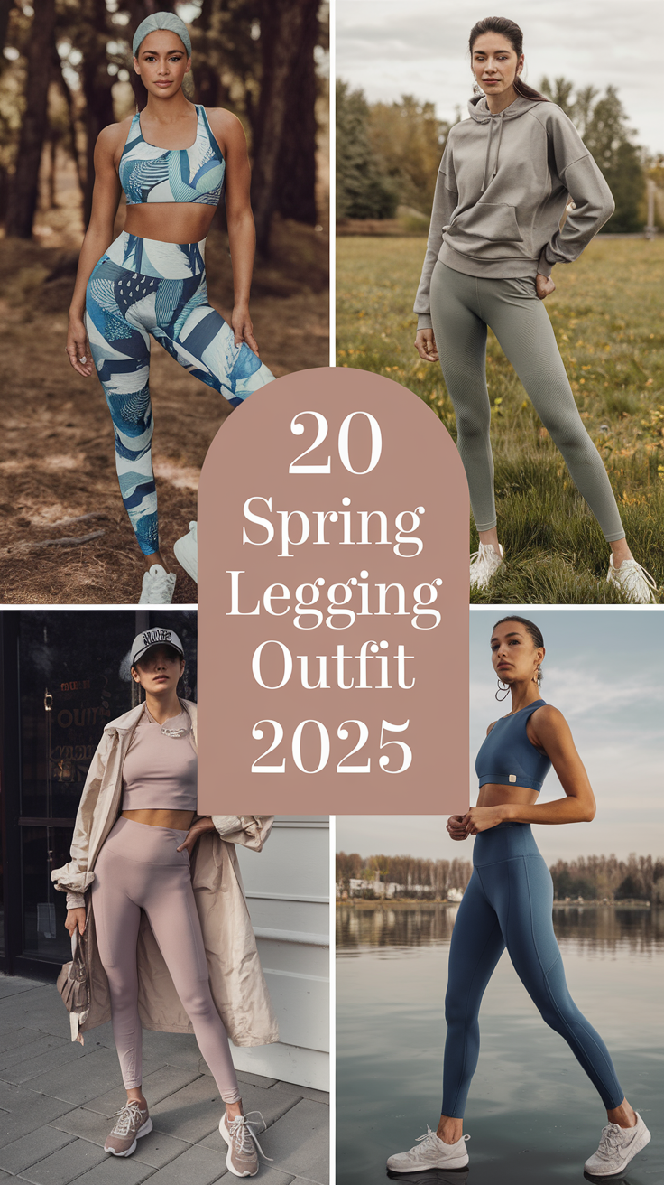 20 Cute and Casual Spring Legging Outfit Ideas for 2025 – Perfect for ...