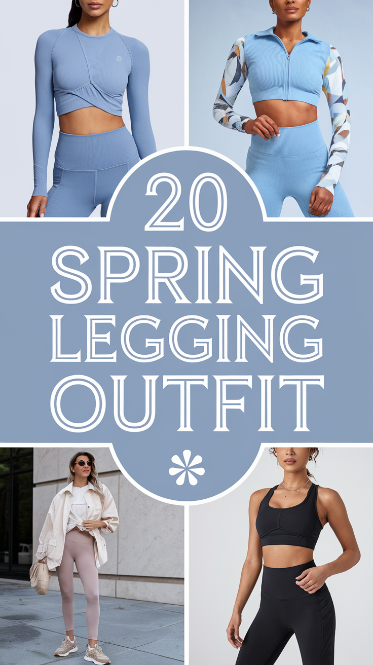 20 Cute and Casual Spring Legging Outfit Ideas for 2025 – Perfect for ...